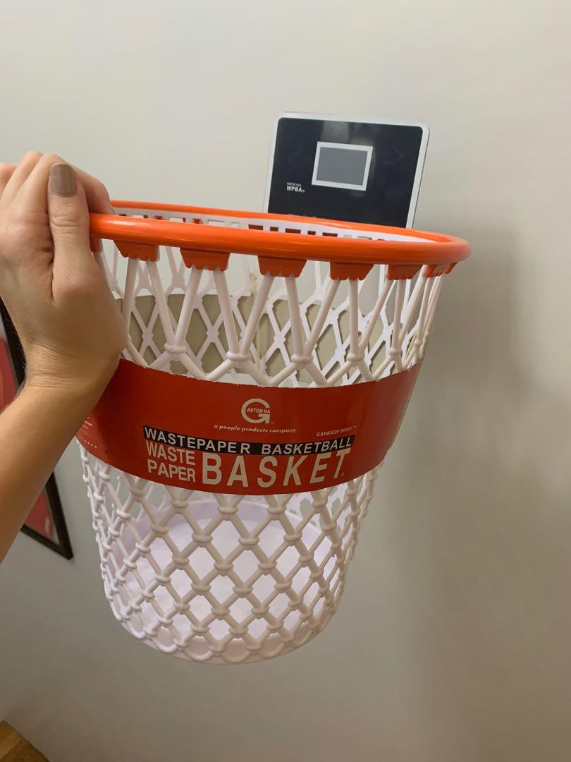 Basketball net waste bin, Furniture & Home Living, Home Improvement ...