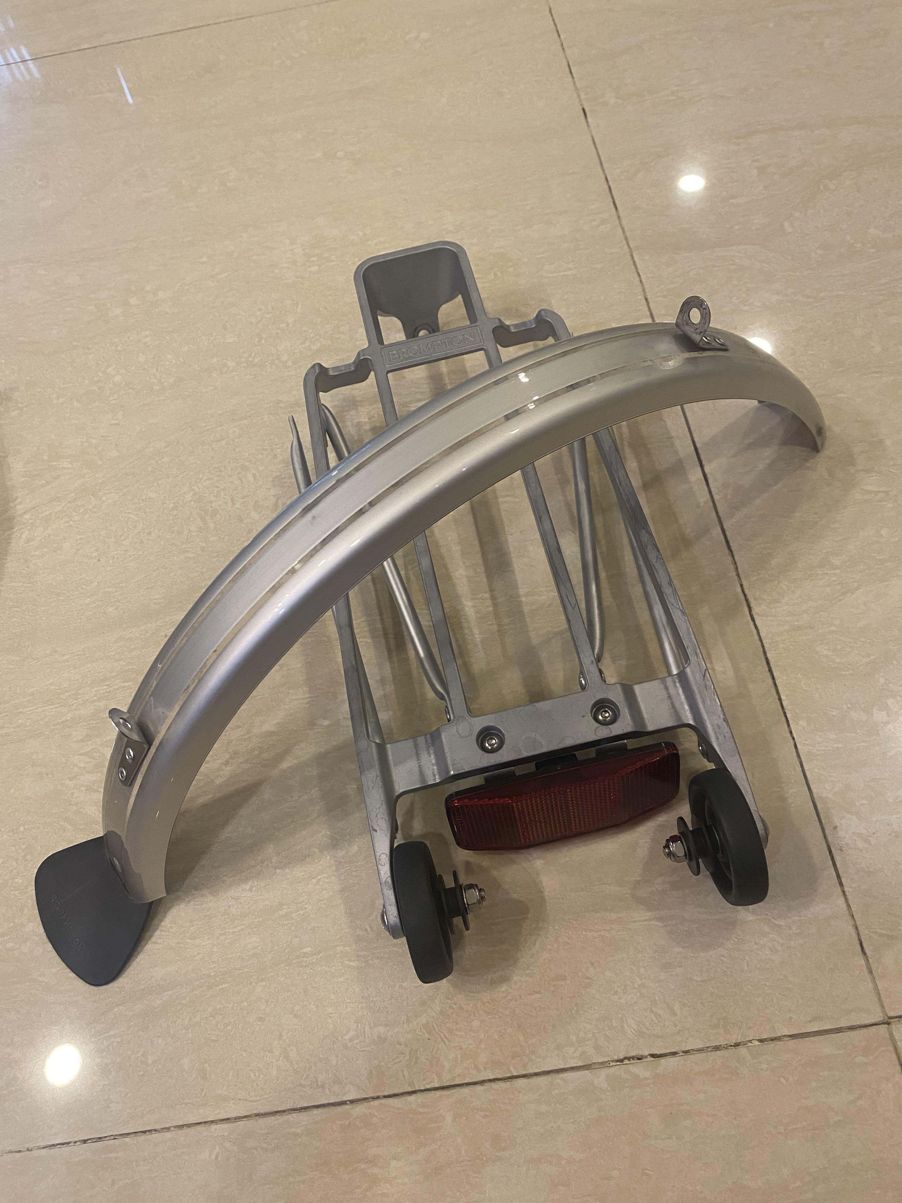 Brompton original Rack with rear fender, Sports Equipment, Bicycles ...