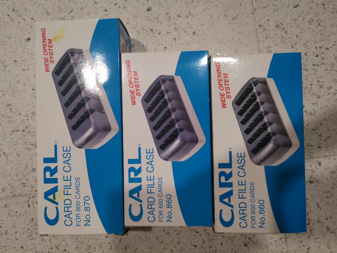 Card file case, Hobbies & Toys, Stationery & Craft, Craft Supplies ...