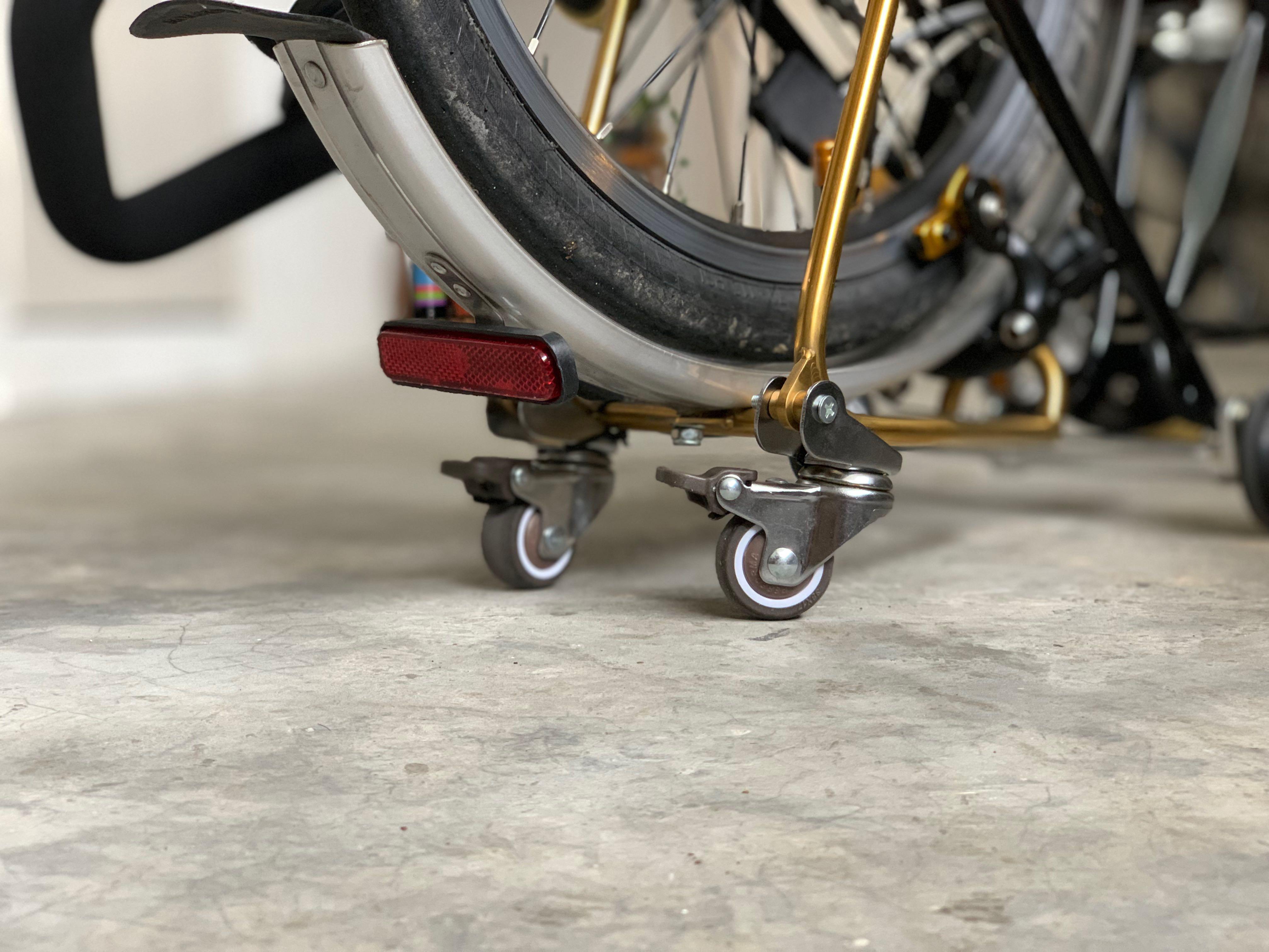 Castor ( caster ) swivel easy ezy wheel for brompton pikes and 3sixty ...