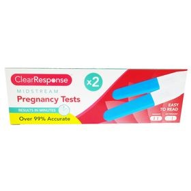 Clear Response Midstream Pregnancy Test 2 pack (Sealed) expires 2024 ...