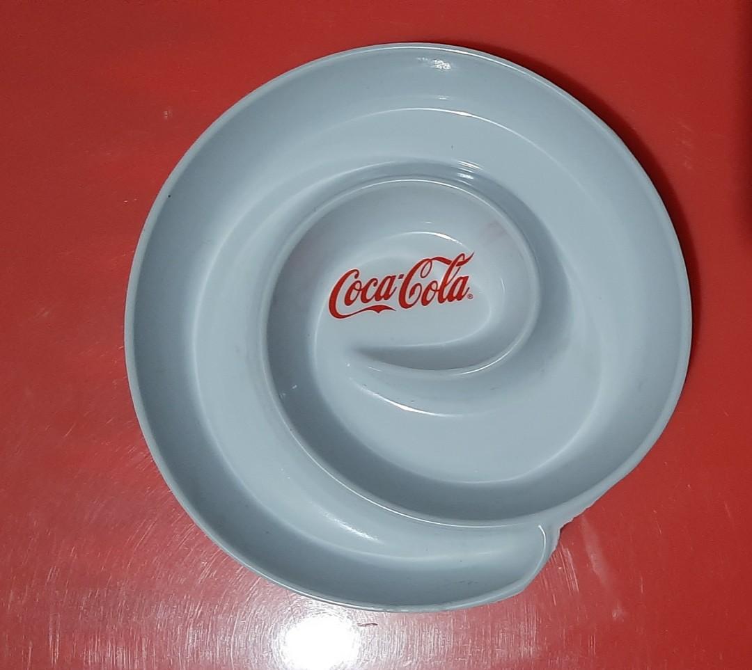 Coca Cola Coke Small Swirly Spiral Collectible Plastic Melamine Tray ...