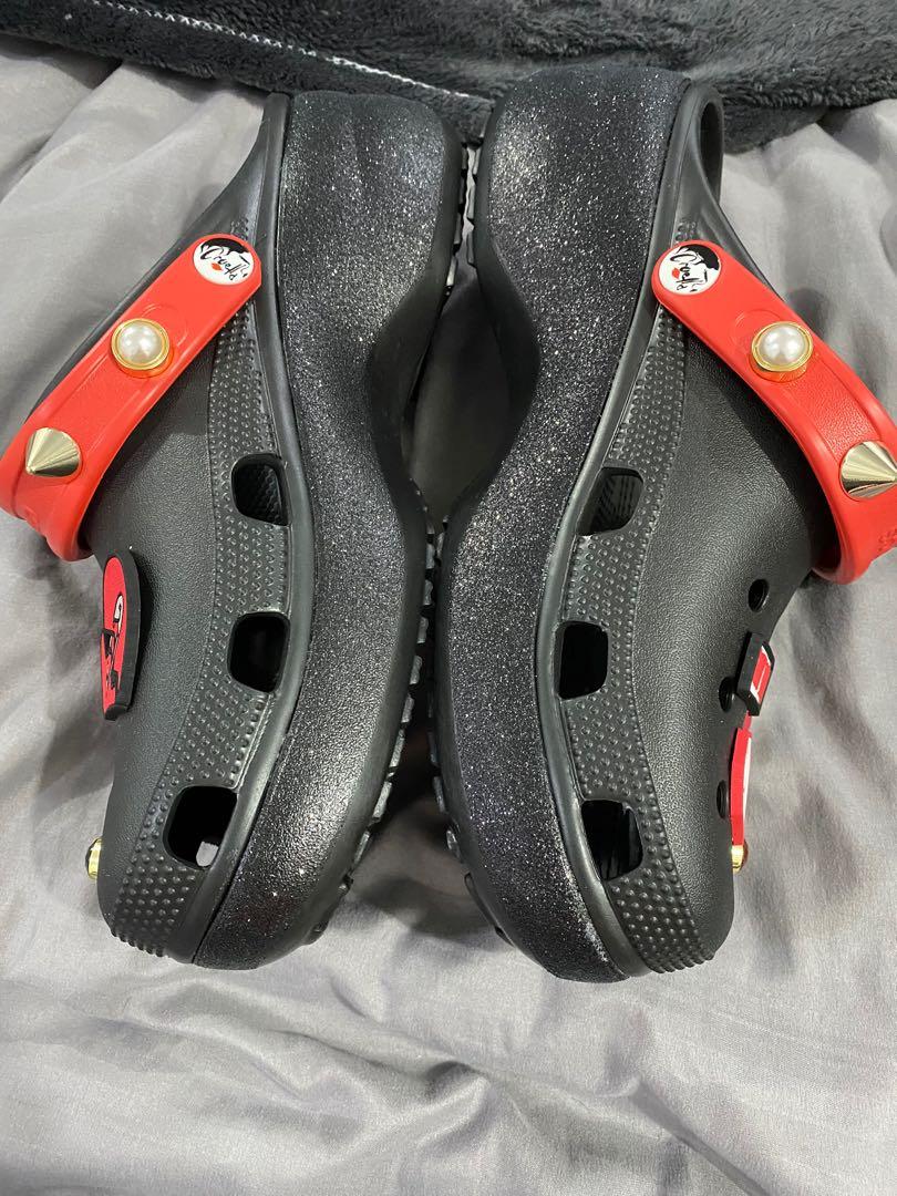 Crocs limited edition Cruella Platforms, Women's Fashion, Footwear ...