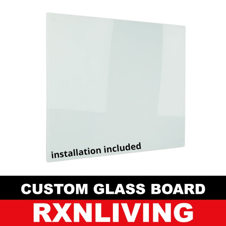 Customised Tempered Glass Whiteboard | Professional Installation ...