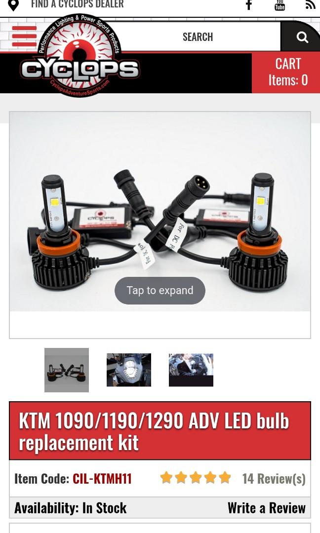 Cyclops Led Light, Motorcycles, Motorcycle Accessories on Carousell