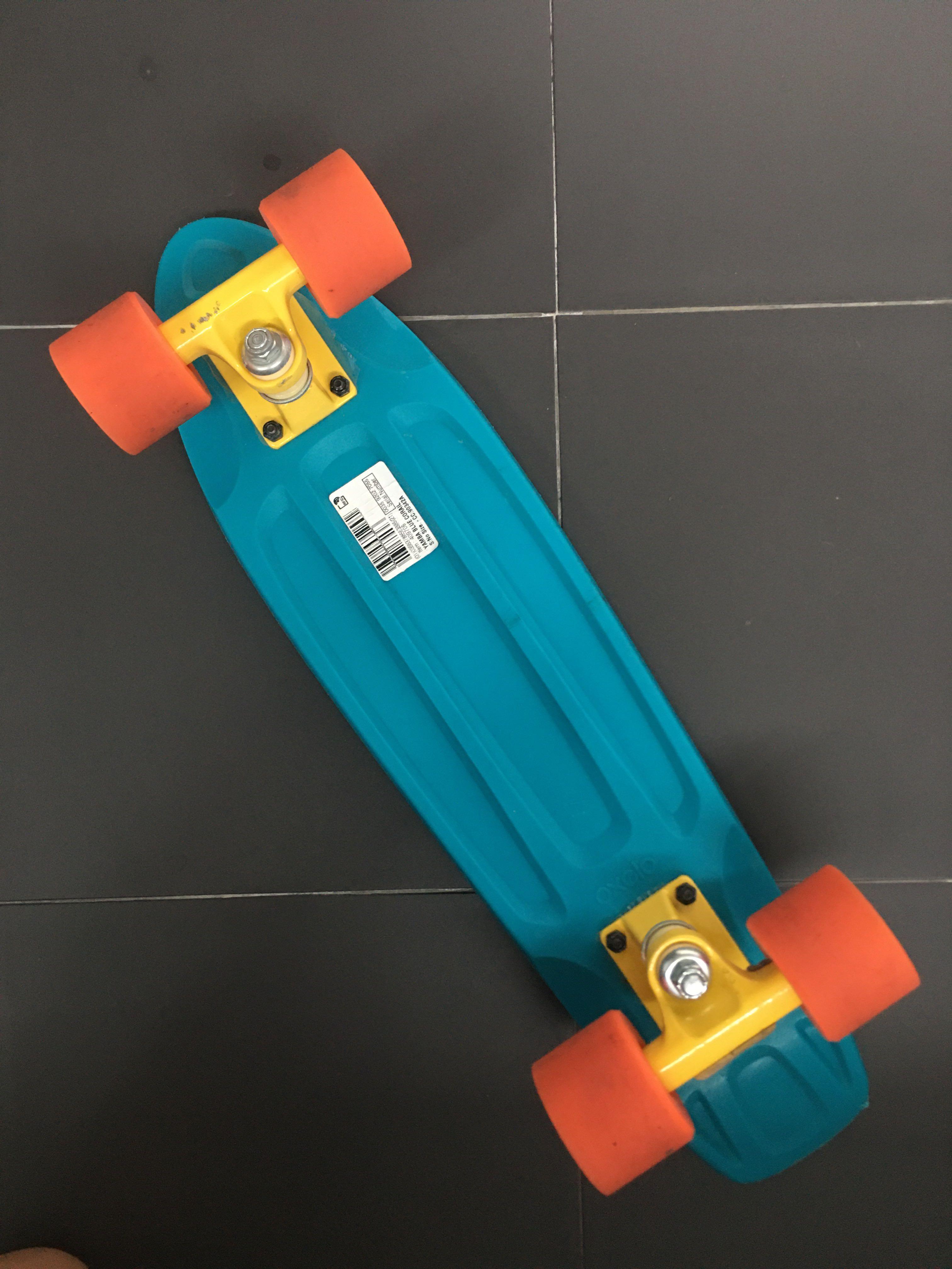 Decathlon Blue Pennyboard, Sports Equipment, Sports & Games, Skates ...