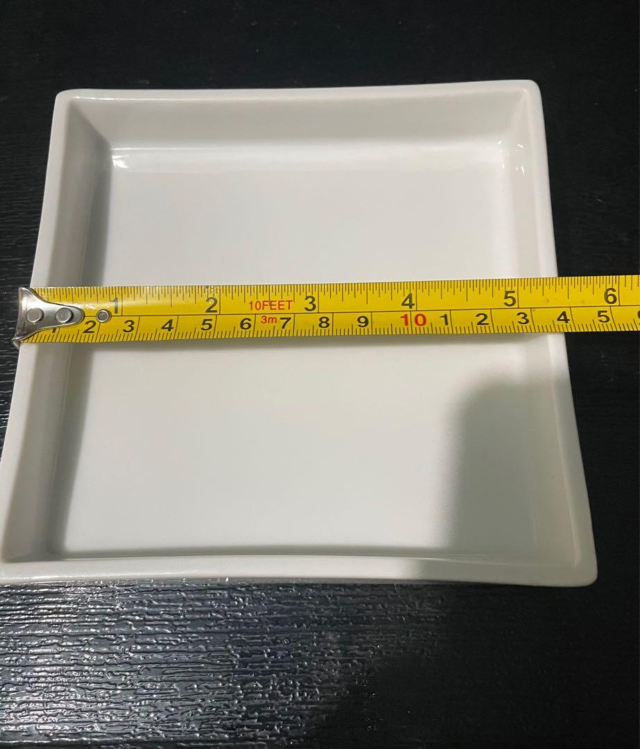 deep square dish - porcelain, Furniture & Home Living, Kitchenware ...