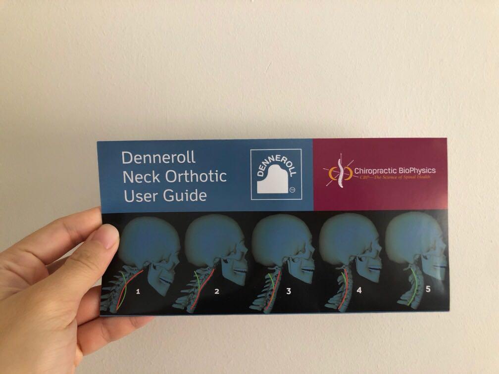 Denneroll cervical neck wedge for chiropractic purposes, Sports ...