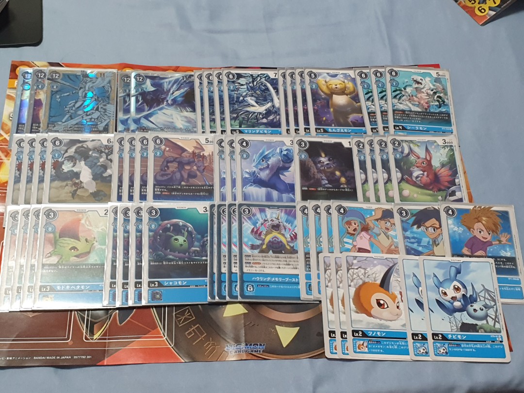 Digimon, Budget Blue Deck - Rookie Jamming deck, Hobbies & Toys, Toys ...