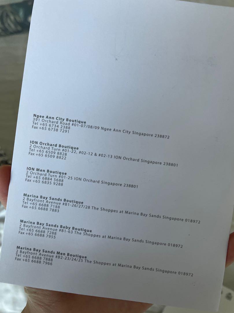 Dior Receipt Envelope, Luxury, Accessories on Carousell