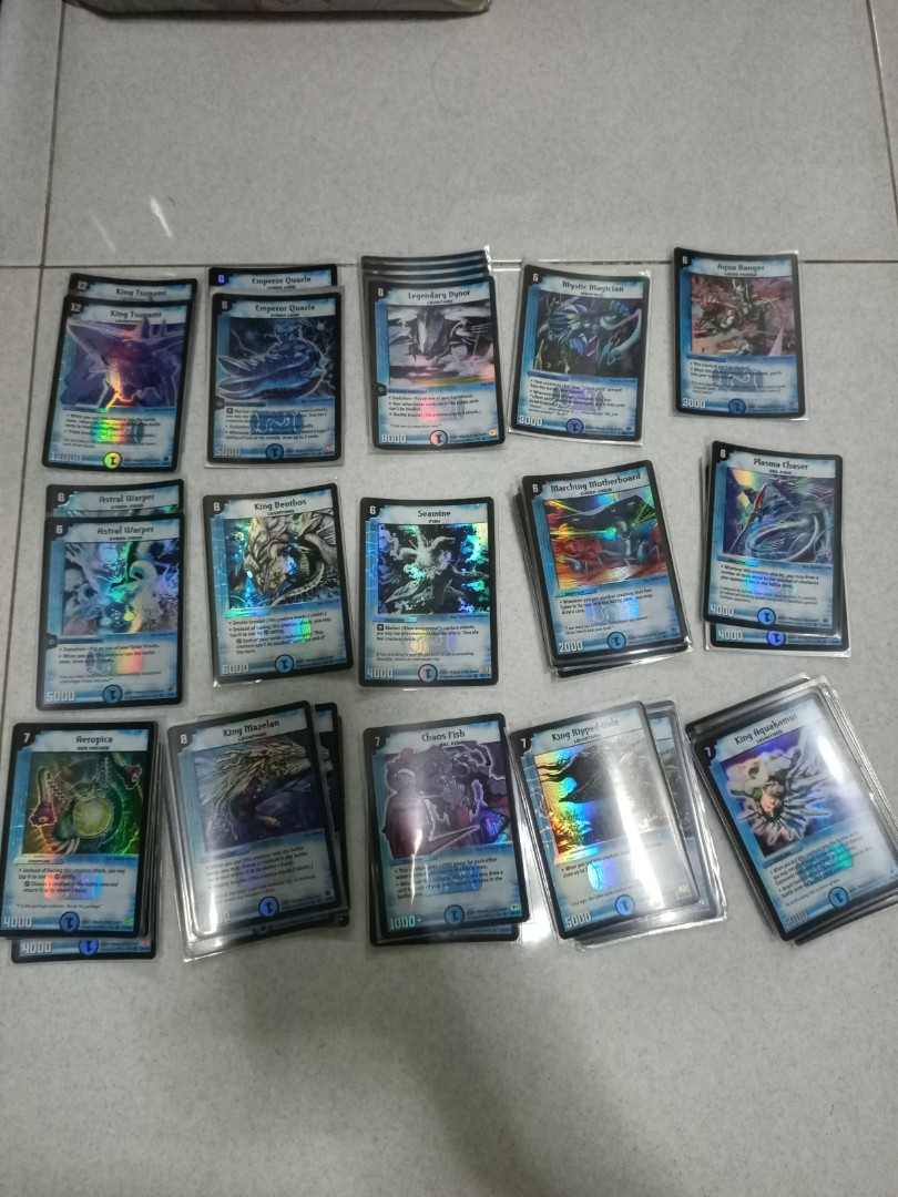 Duel Masters Water Foils, Hobbies & Toys, Toys & Games on Carousell