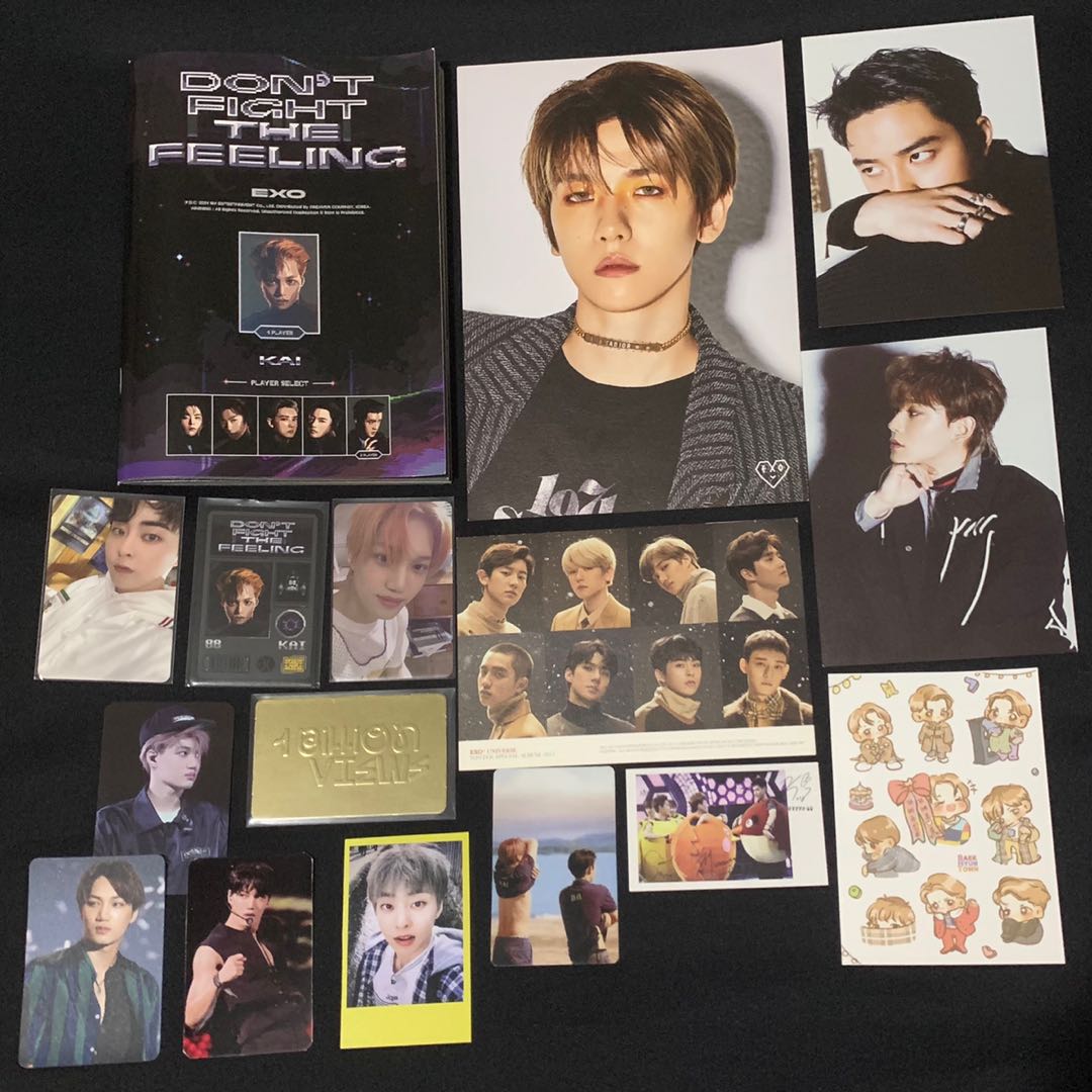 exo dftf expansion album, photocards, postcards bundle, Hobbies & Toys ...