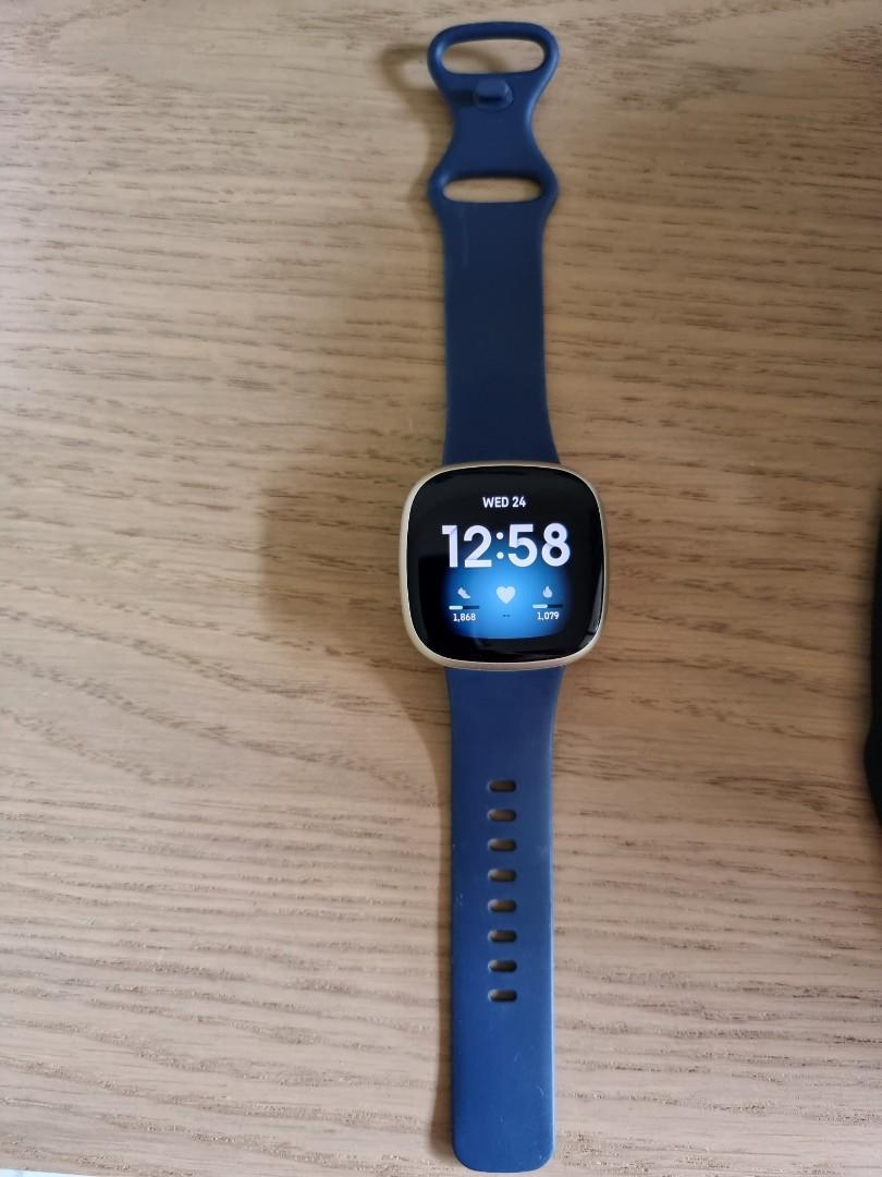 Fitbit Versa 3 - Blue, Mobile Phones & Gadgets, Wearables & Smart ...