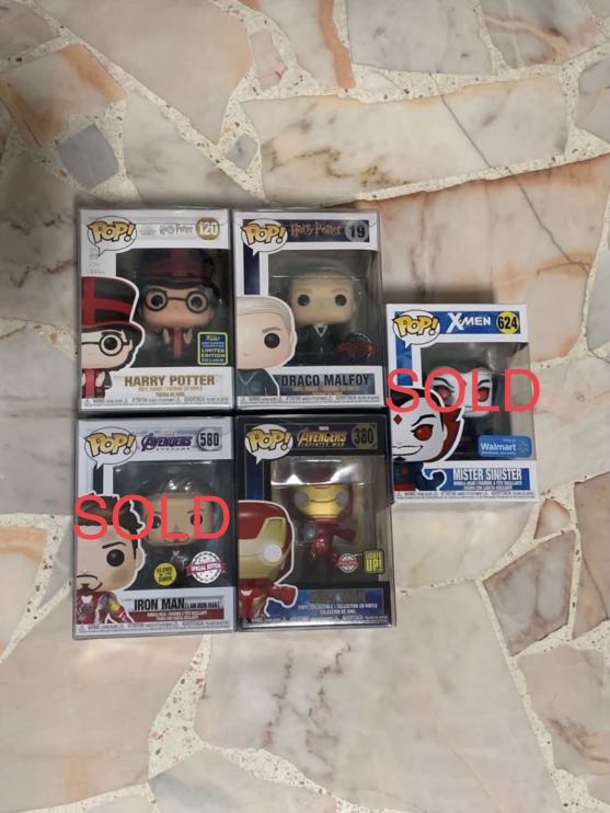 Funko Pop (s) Limited Edition- Harry Potter, Avengers, X-Men and Avatar ...