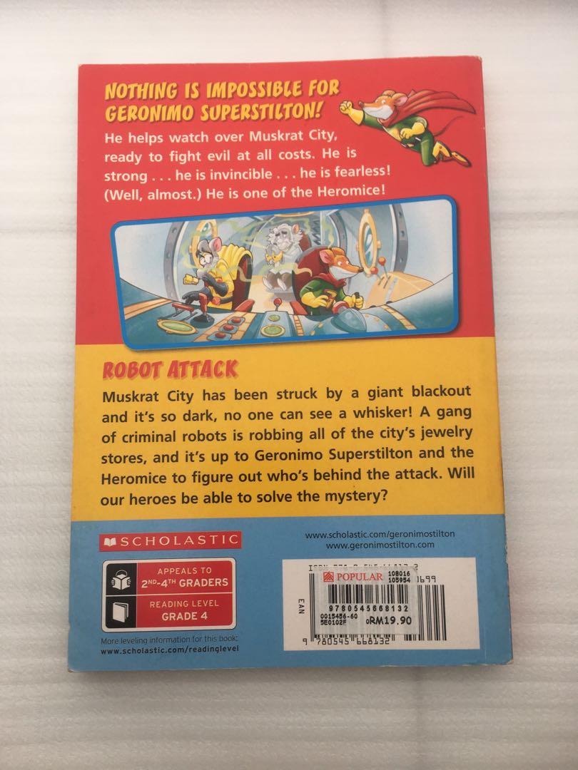 Geronimo Stilton HeroMice ROBOT ATTACK, Hobbies & Toys, Books & Magazines, Children's Books on ...