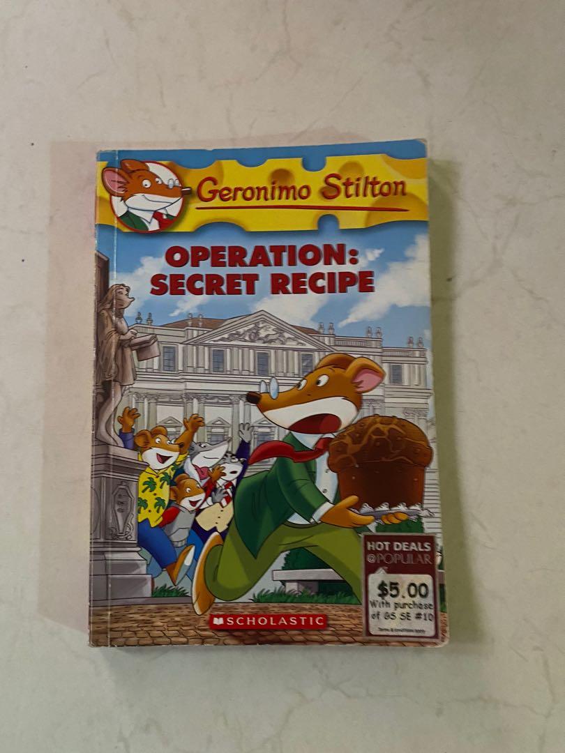 Geronimo Stilton Operation: Secret Recipe, Hobbies & Toys, Books ...