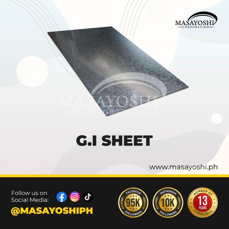 Gi Sheets 1.1mm x 4 x 8 | Plates | Sheets | Steel | Galvanized Iron ...