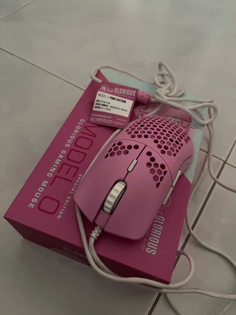 glorious model o pink edition mouse, Computers & Tech, Parts ...
