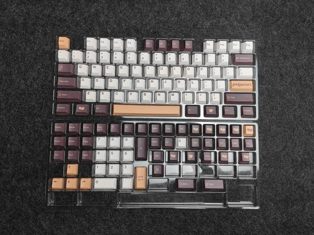 GMK Cafe Coffee Themed PBT Keycaps, Computers & Tech, Parts ...