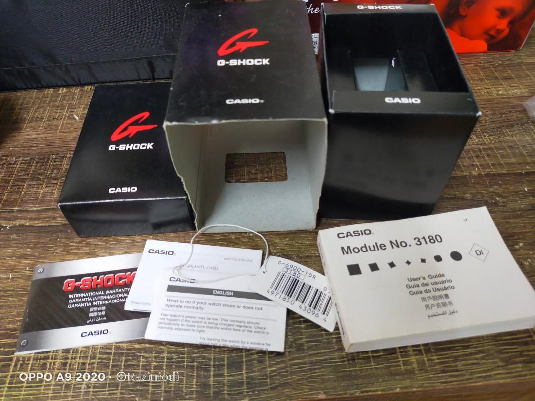 Gshock box, Men's Fashion, Watches & Accessories, Watches on Carousell