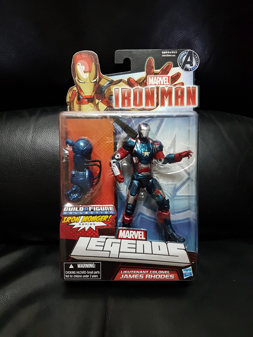 Hasbro Marvel Iron Man Marvel Legends Lieutenant Colonel James Rhodes ...