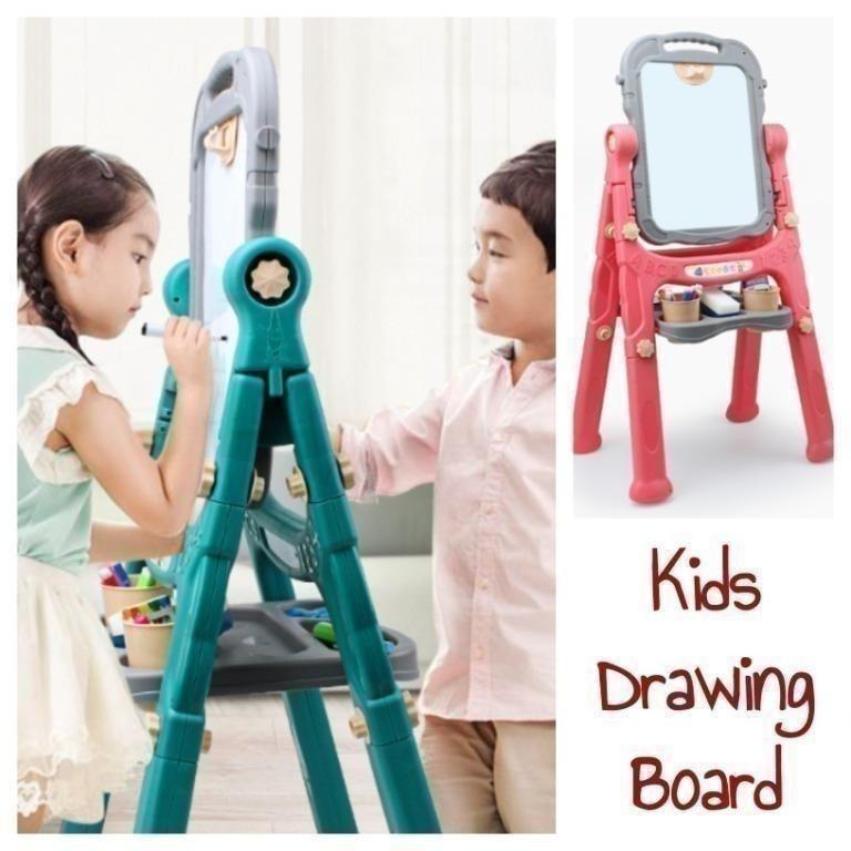 Height Adjustable Kids Drawing Board, Babies & Kids, Baby Nursery ...