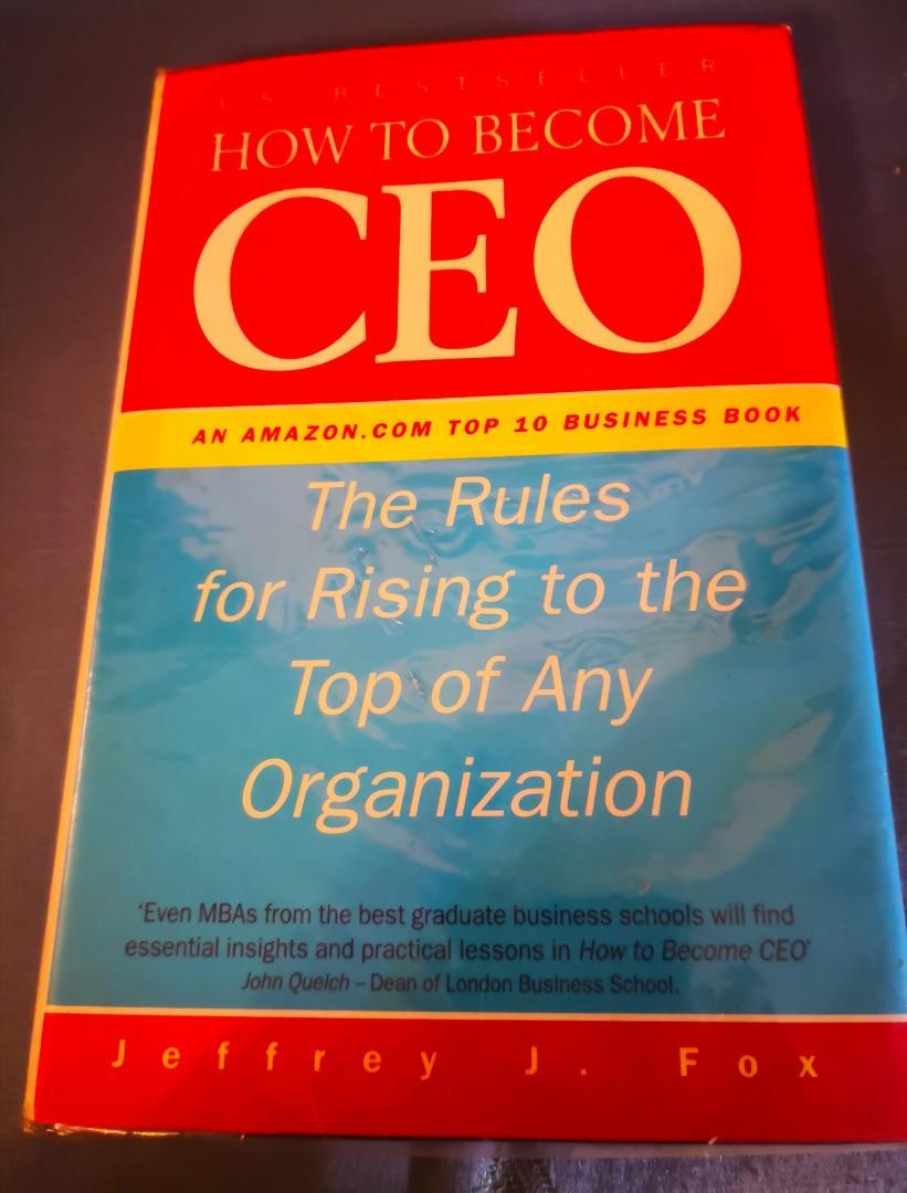 How To Become Ceo book, Hobbies & Toys, Books & Magazines, Storybooks ...