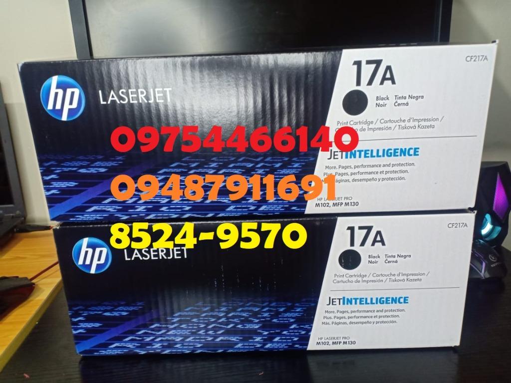 HP 17A Black Original LaserJet Toner Cartridge, CF217A, Computers ...