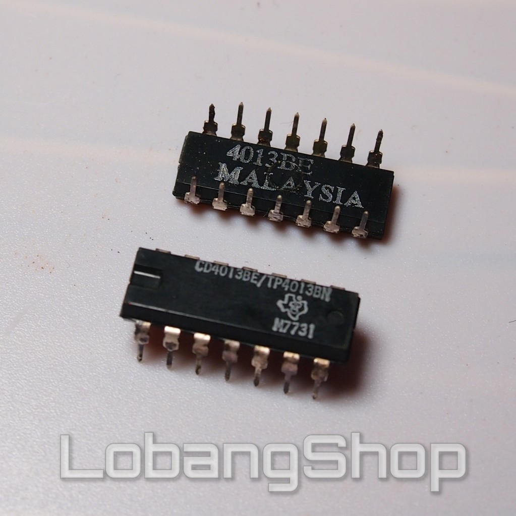 Authentic TI CD4013B TP4013BN CMOS Dual D-Type Flip-Flop IC Integrated ...