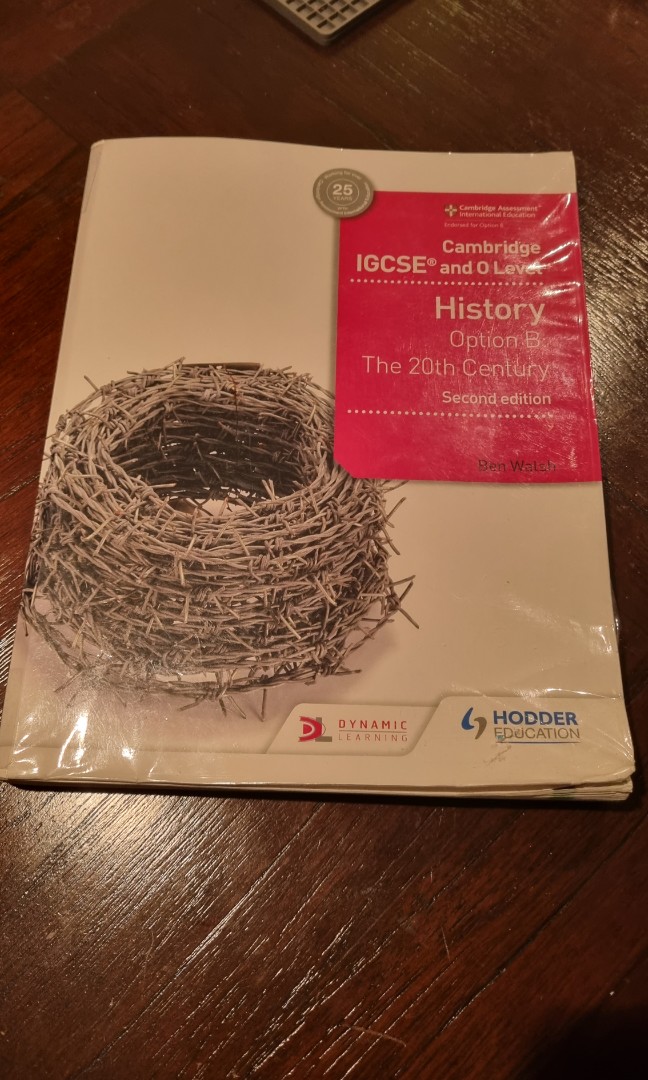 IGCSE O LEVEL HISTORY OPTION B: THE 20TH CENTURY 2nd ED 2022, Hobbies ...