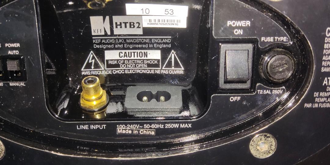 KEF HTB2 Subwoofer, Audio, Soundbars, Speakers & Amplifiers on Carousell