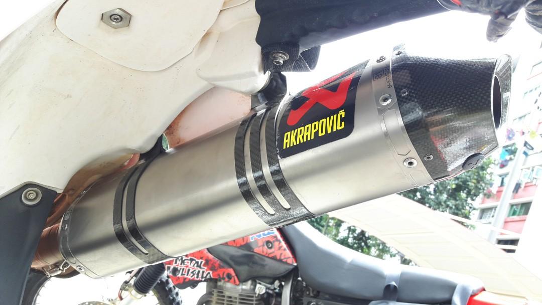 Ktm akrapovic exhuast endcan, Motorcycles, Motorcycle Accessories on ...