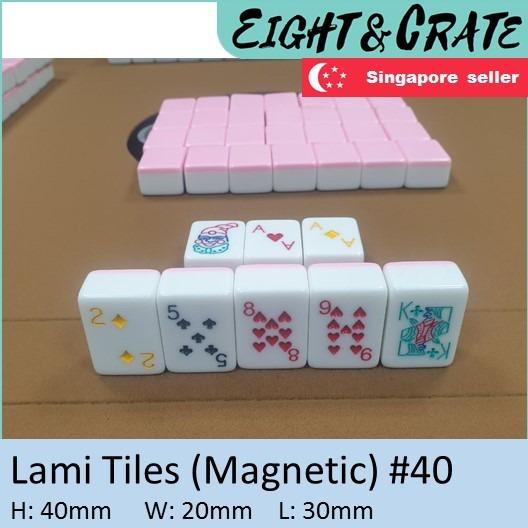 Lami Tiles, tile size 40 (Magnetic), Hobbies & Toys, Toys & Games on ...