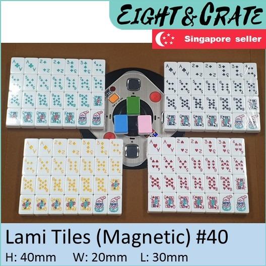 Lami Tiles, tile size 40 (Magnetic), Hobbies & Toys, Toys & Games on ...