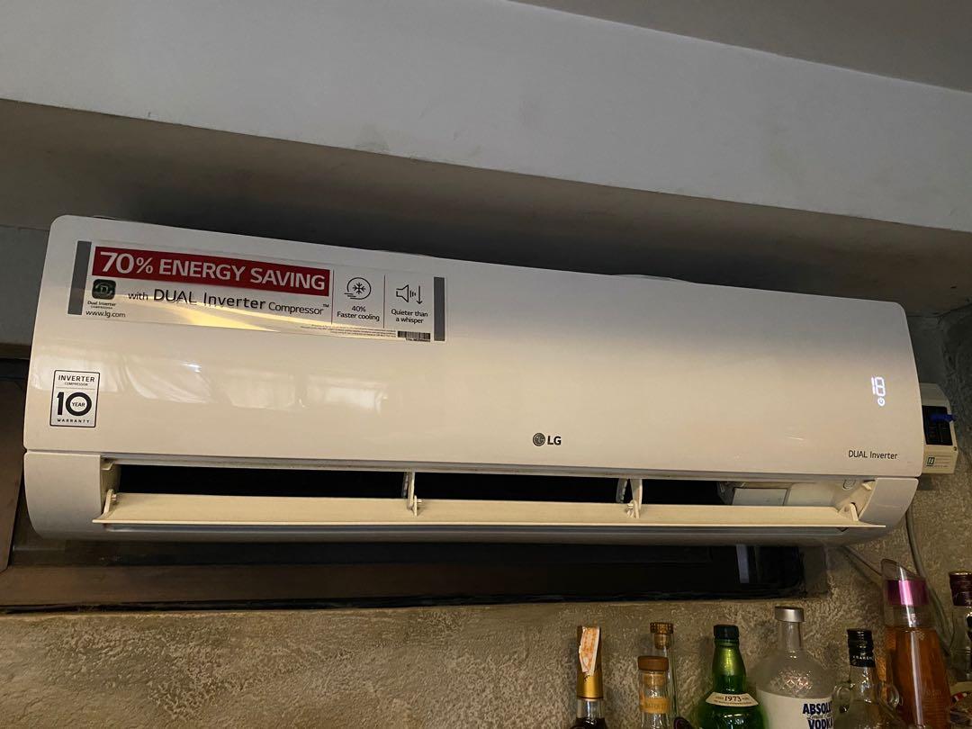 LG 2hp Split Type Inverter AC, TV & Home Appliances, Air Conditioning ...