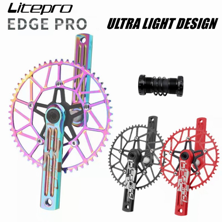 Litepro edge pro folding bike | foldable bike | mini velo bike crankset ...