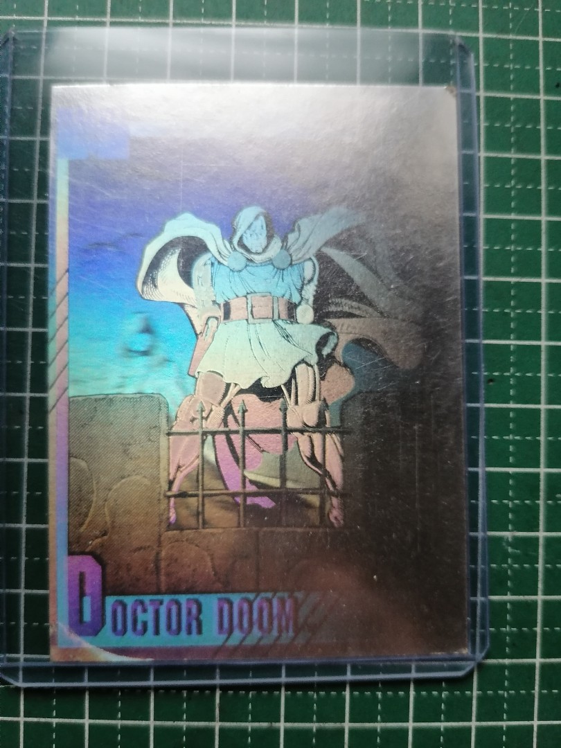 Marvel card Dr. Doom hologram, Hobbies & Toys, Memorabilia ...