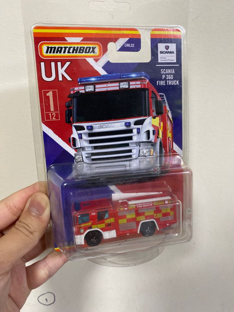 Matchbox UK series Scania p360 Fire truck, Hobbies & Toys, Toys & Games ...