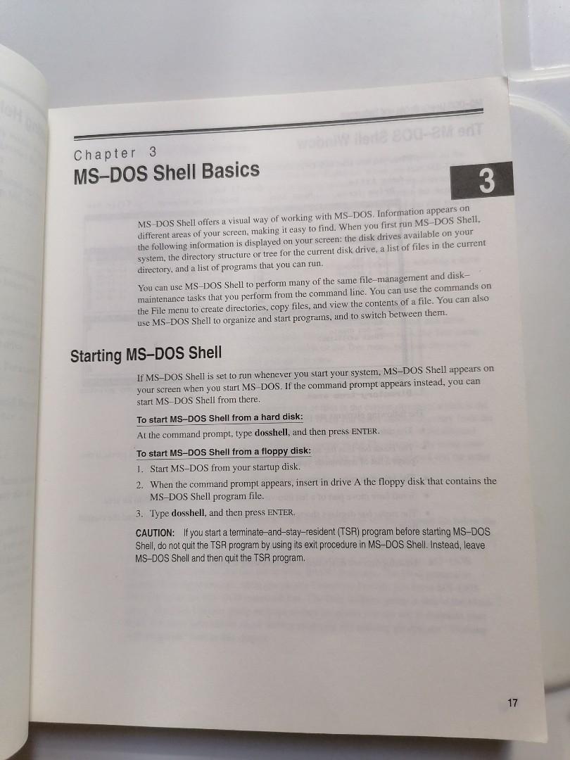 MICROSOFT MS-DOS User's Guide and Reference, Hobbies & Toys, Books ...