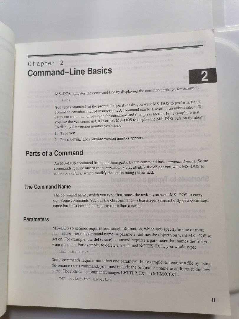 MICROSOFT MS-DOS User's Guide and Reference, Hobbies & Toys, Books ...