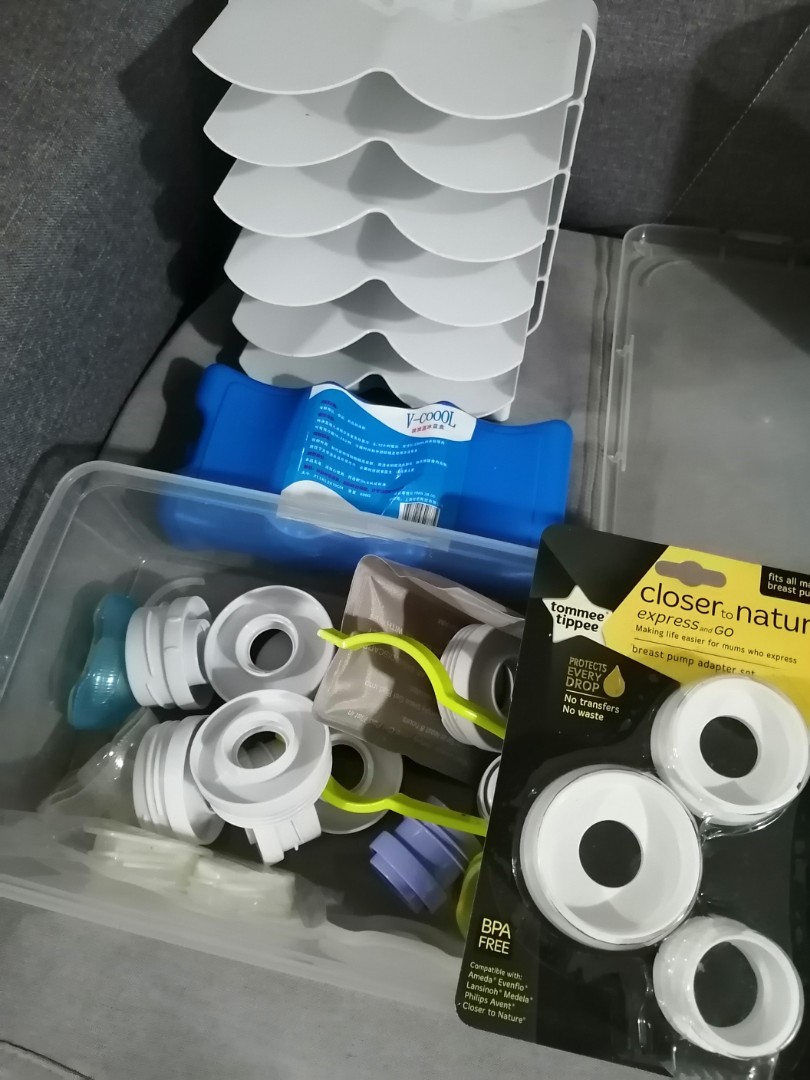 Milk Bottle Adapter, Babies & Kids, Nursing & Feeding, Breastfeeding ...