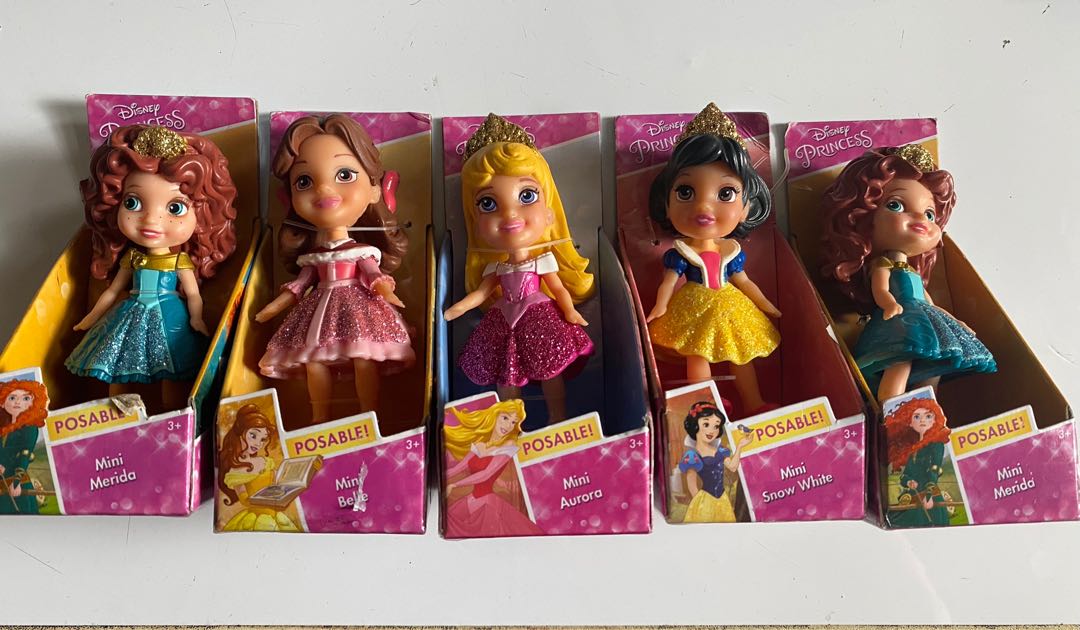 Mini Posable Disney Princess, Hobbies & Toys, Toys & Games on Carousell
