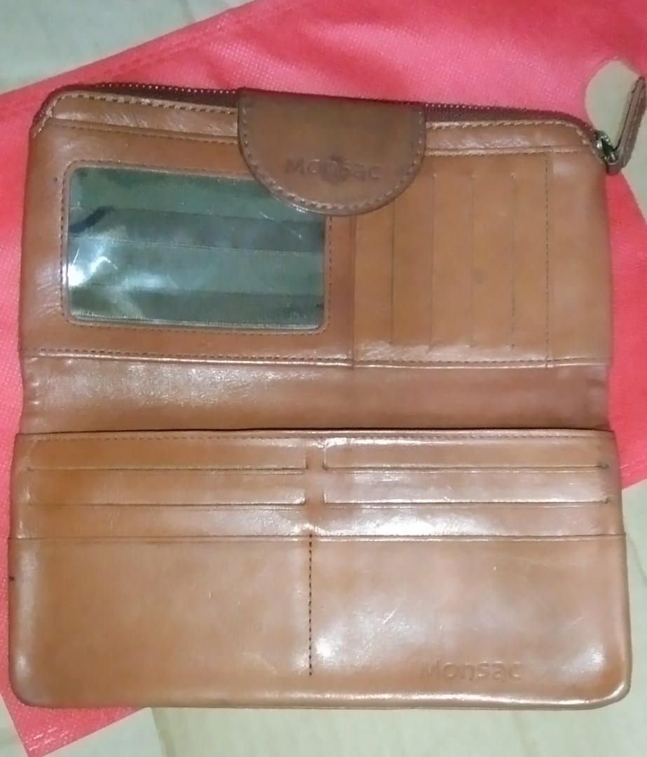 Monsac Vintage Bifold Long Wallet, Women's Fashion, Bags & Wallets ...