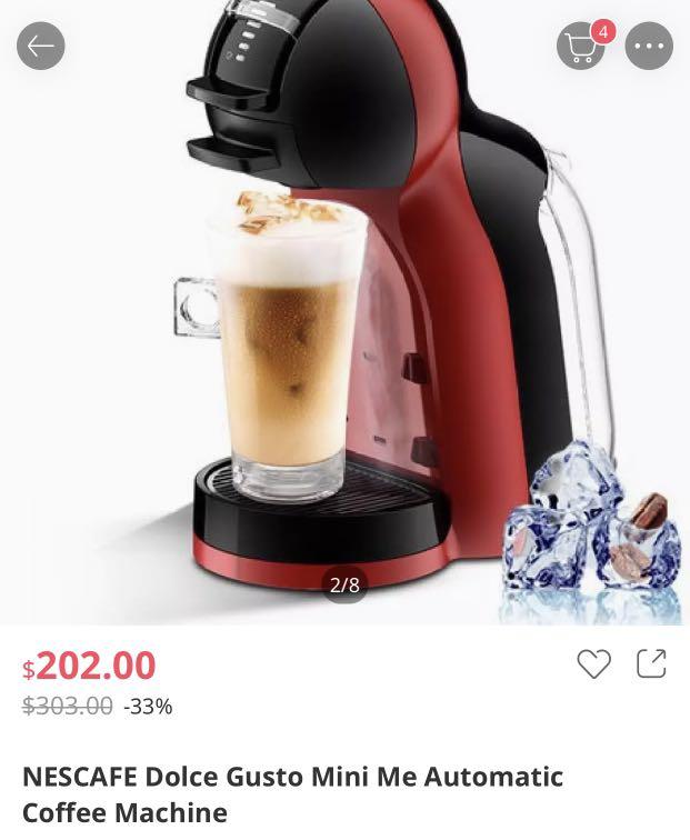 Nescafé Dolce Gusto Mini Me Coffee Machine, TV & Home Appliances ...