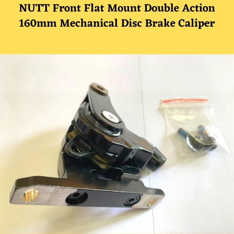 NUTT Front Flat Mount Double Action 160mm Mechanical Disc Brake Caliper ...