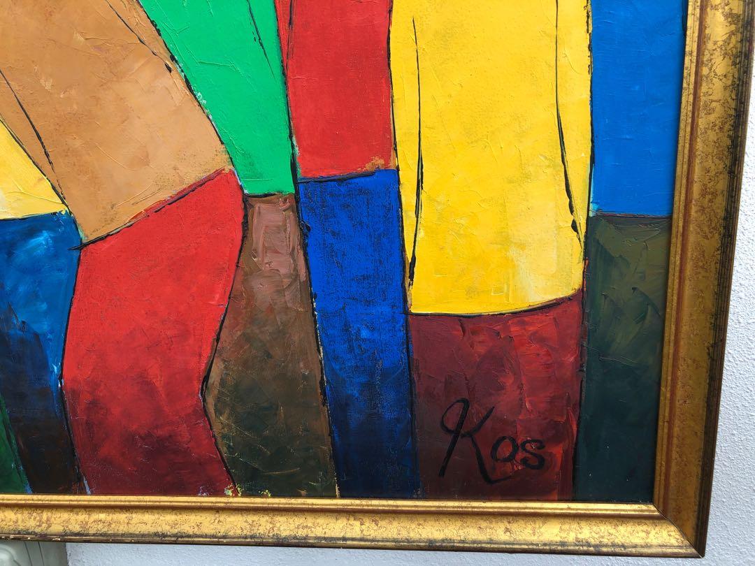 Original Acrylic painting by Kos (Balinese painter), Hobbies & Toys ...