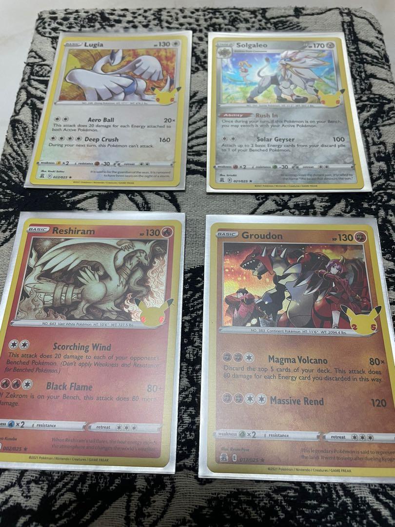 Pokemon TCG 25th Anniversary, Hobbies & Toys, Toys & Games on Carousell