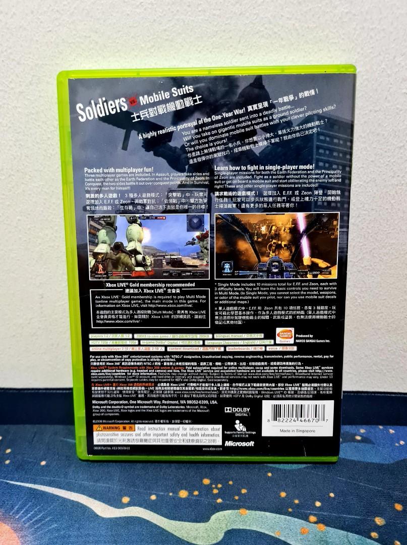 [Pre-Owned] Xbox 360 Mobile Suit Gundam Operation: Troy Game, Video ...