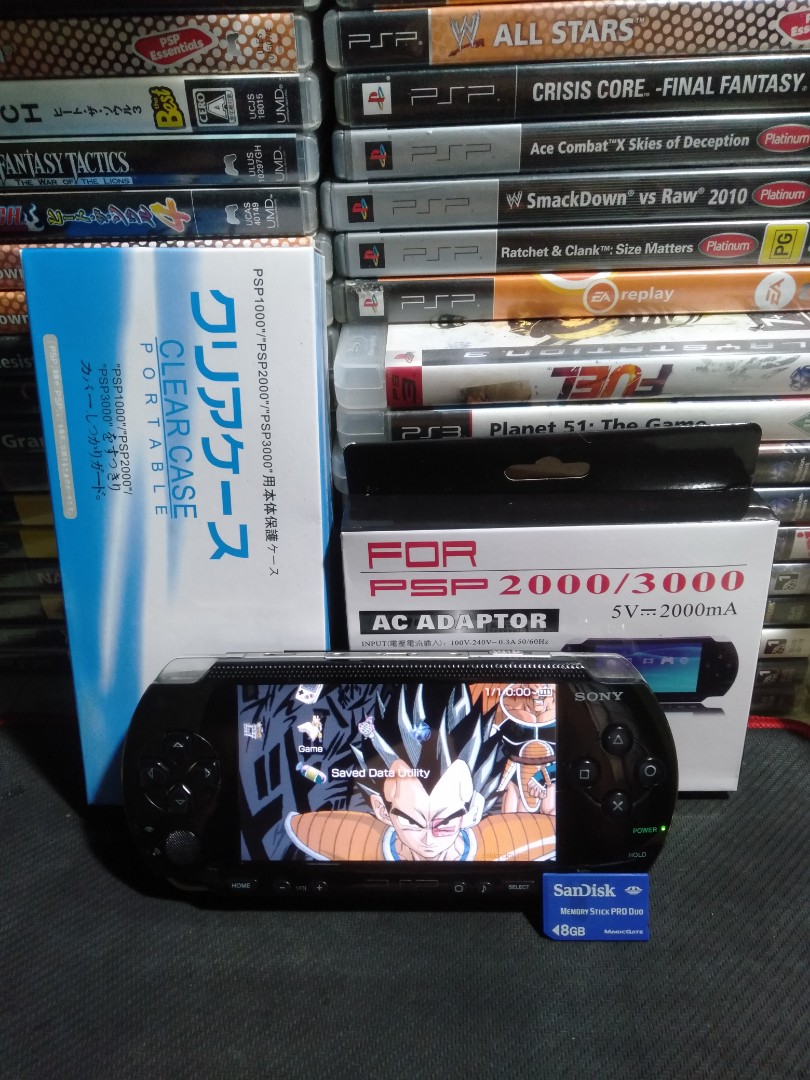 PSP FAT 1000 SERIES 8GB, Video Gaming, Video Game Consoles, PlayStation ...