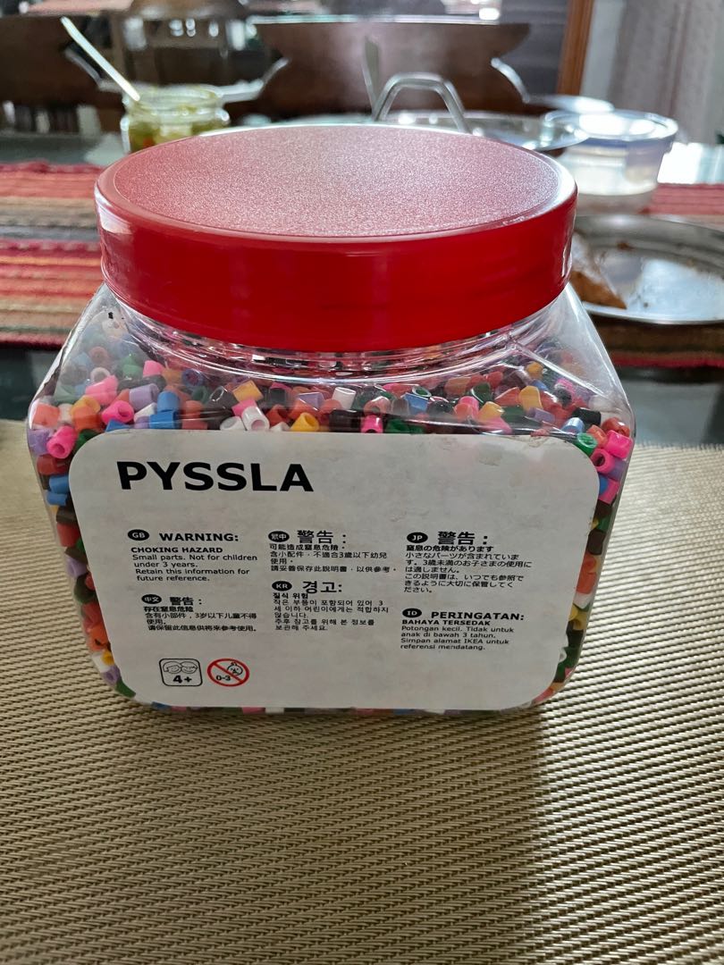 PYSSLA Beads, mixed colours, Hobbies & Toys, Stationery & Craft, Craft ...